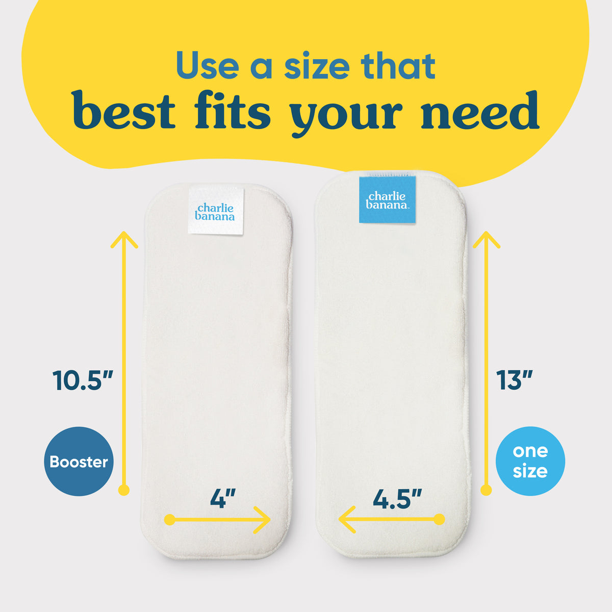 Reusable Fleece Inserts - One-Size – Charlie Banana